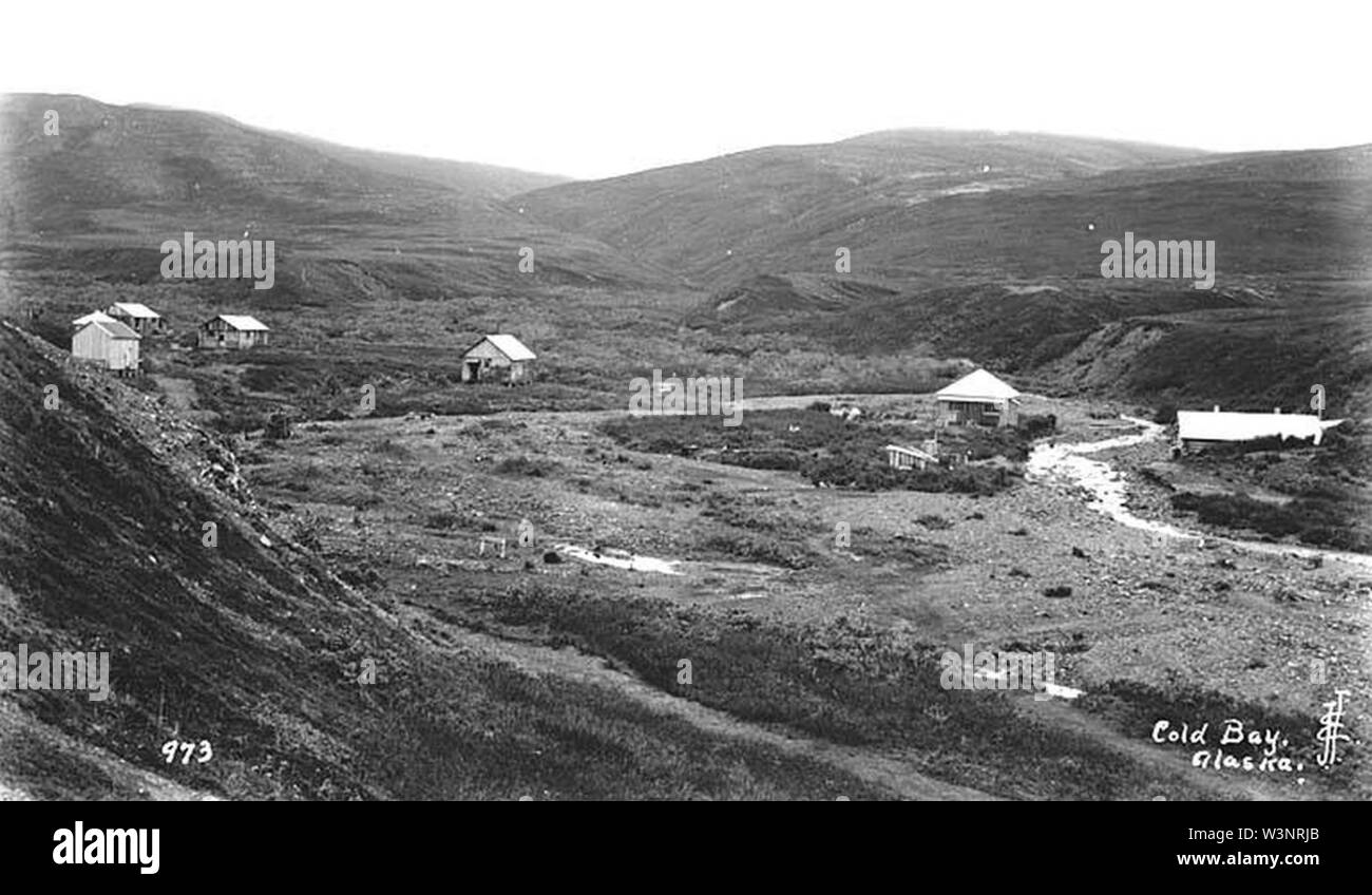 Cold Bay village southwest end of the Alaska Peninsula ca 1912 ...