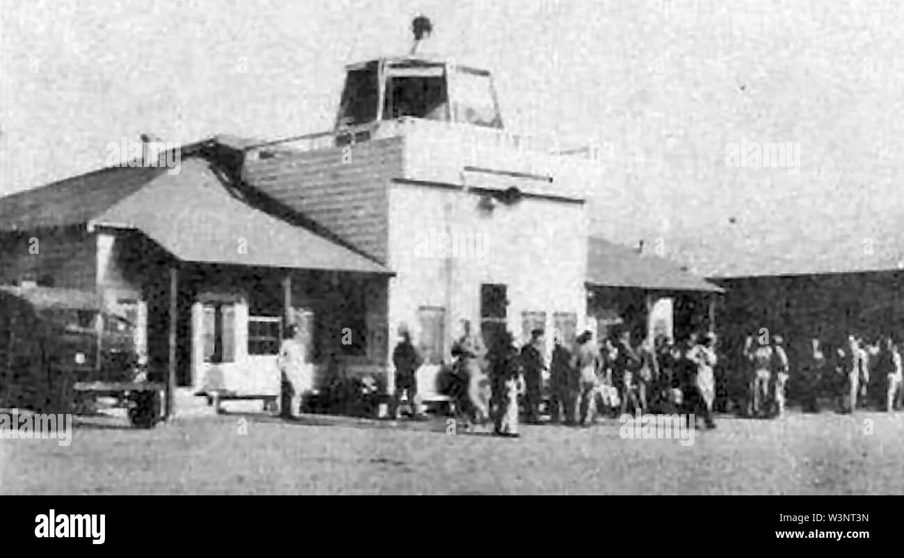 Coleman Municipal Airport - Operations Building Stock Photo - Alamy