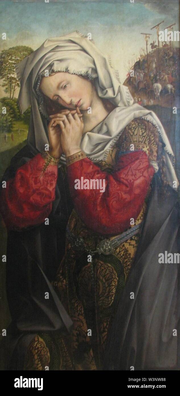 Colijn de Coter Deposition of the Cross Messina Stock Photo - Alamy