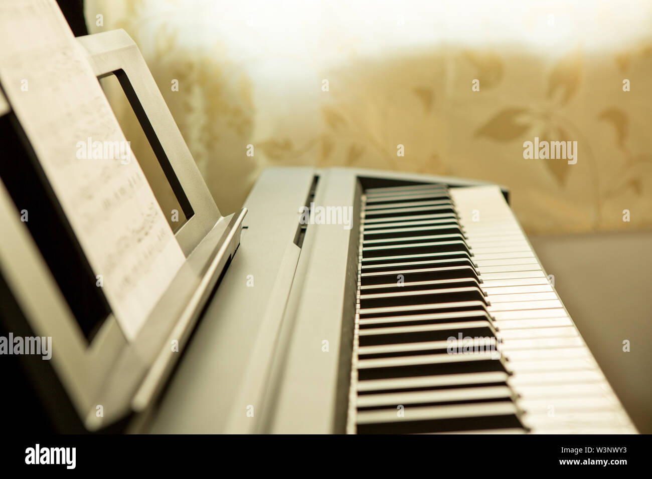Close up of piano keys hi-res stock photography and images - Alamy