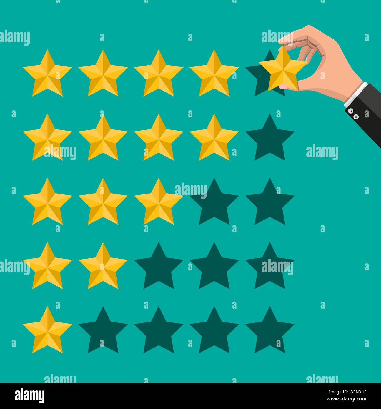 Ranking stars Stock Vector Images - Alamy