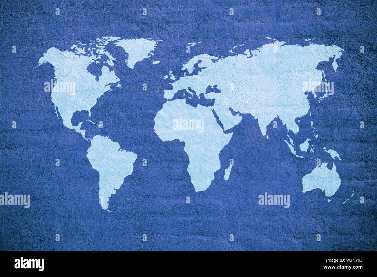 grunge map of the world Stock Photo - Alamy