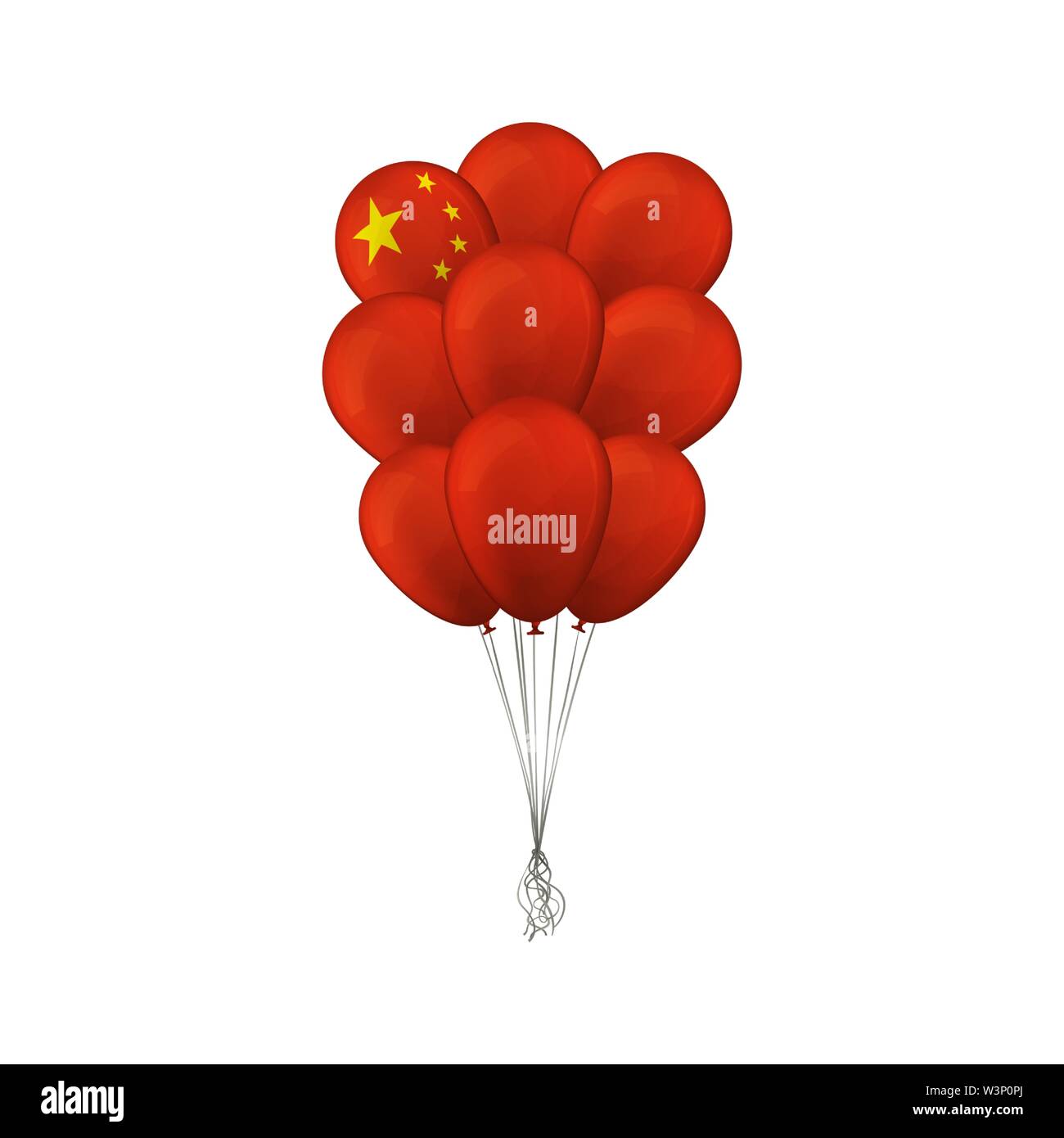 China balloon illustration hi-res stock photography and images - Alamy