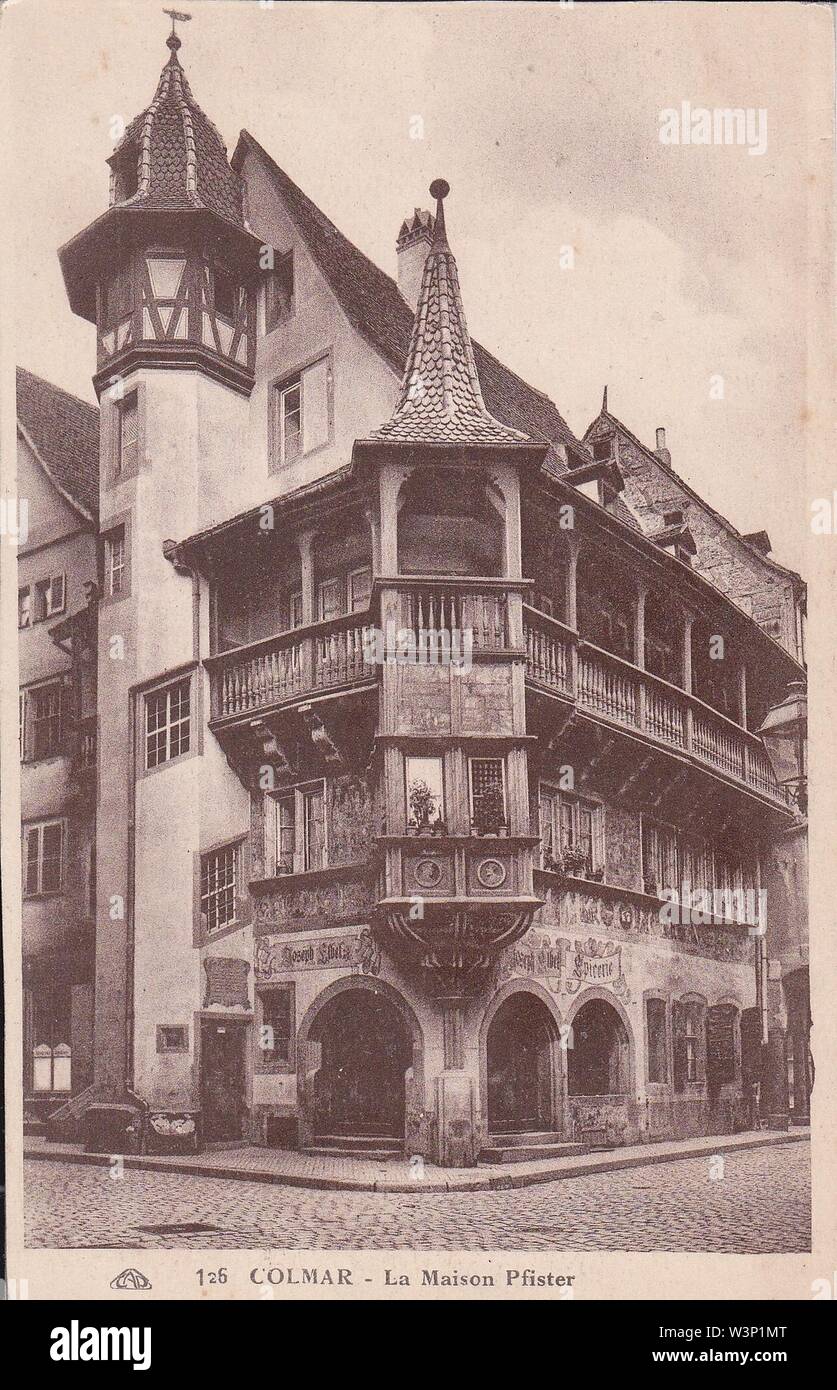 Colmar - Maison Pfister Stock Photo - Alamy