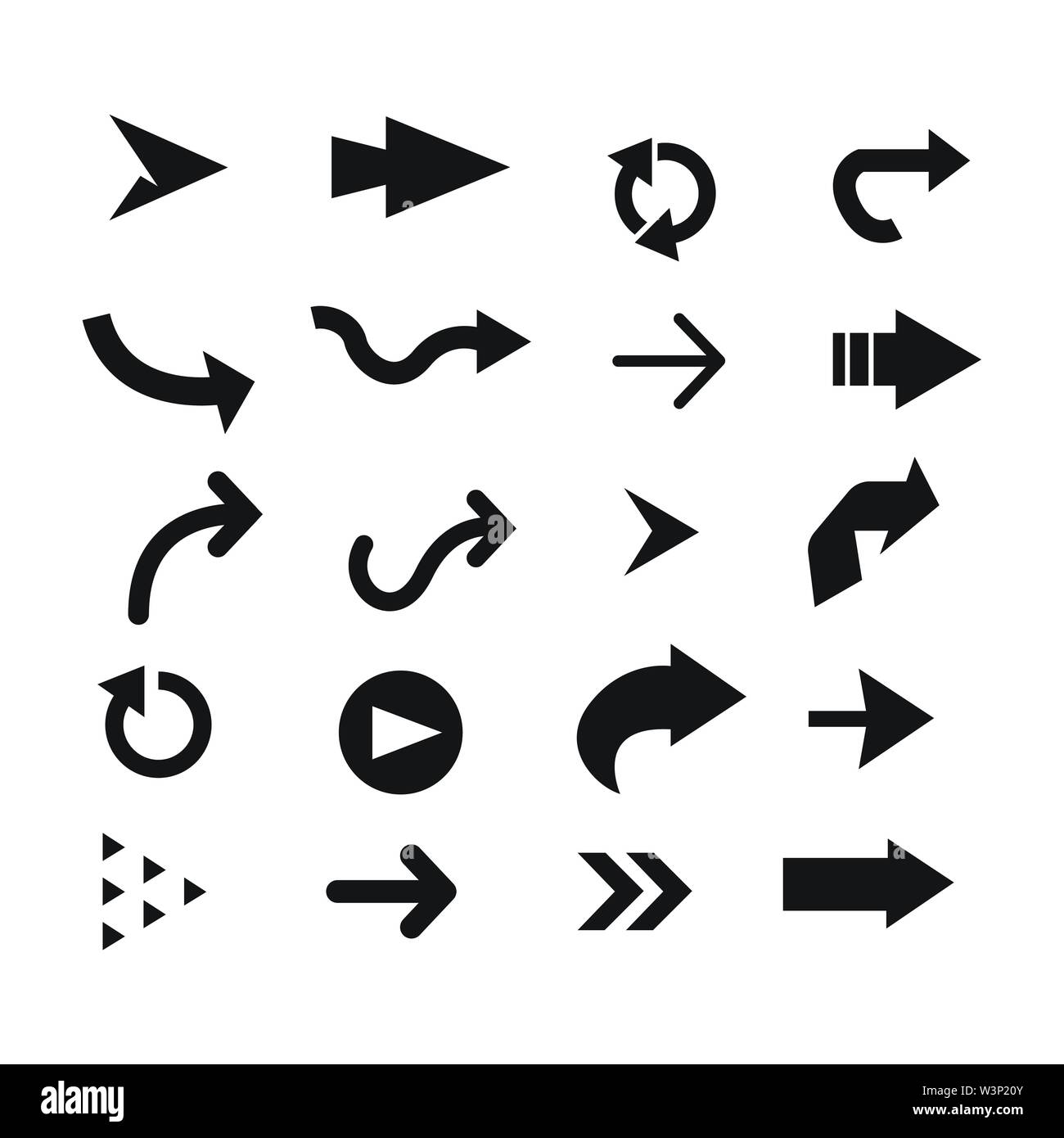 Arrow logo hi-res stock photography and images - Alamy