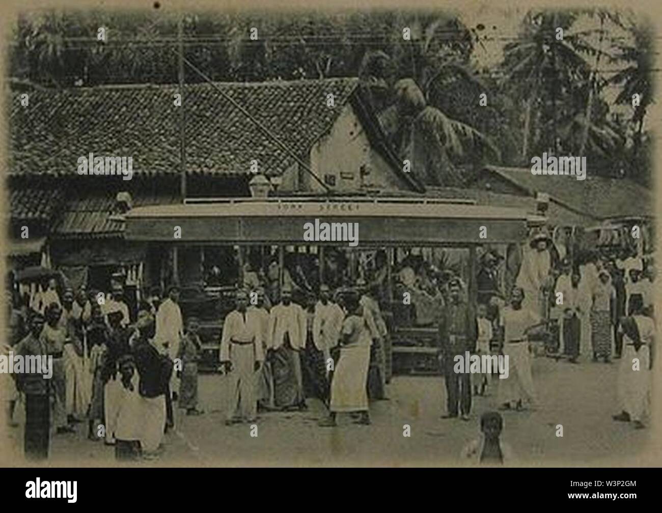 Colombo tram car Stock Photo - Alamy