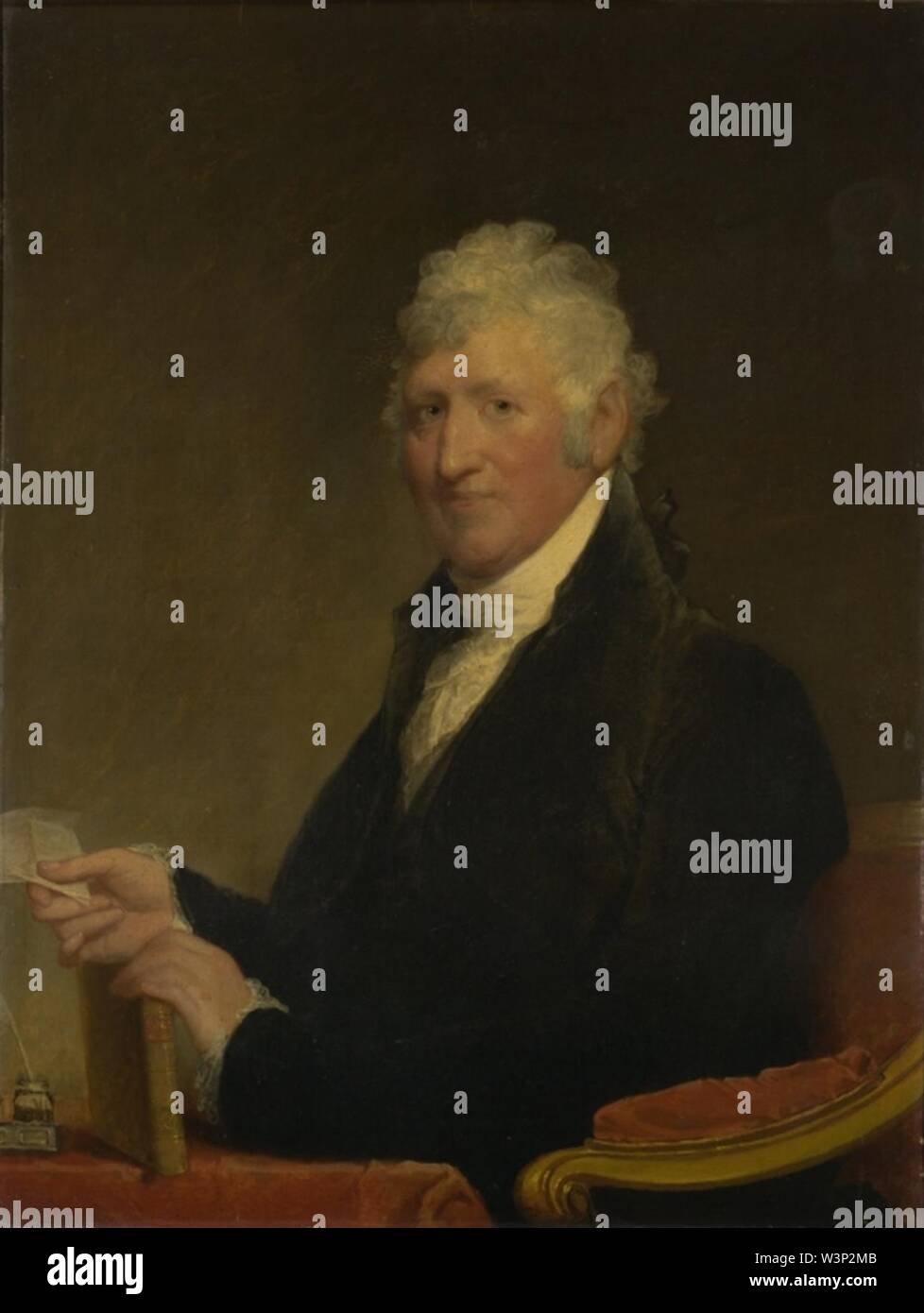 Colonel David Humphreys by Gilbert Stuart Stock Photo - Alamy