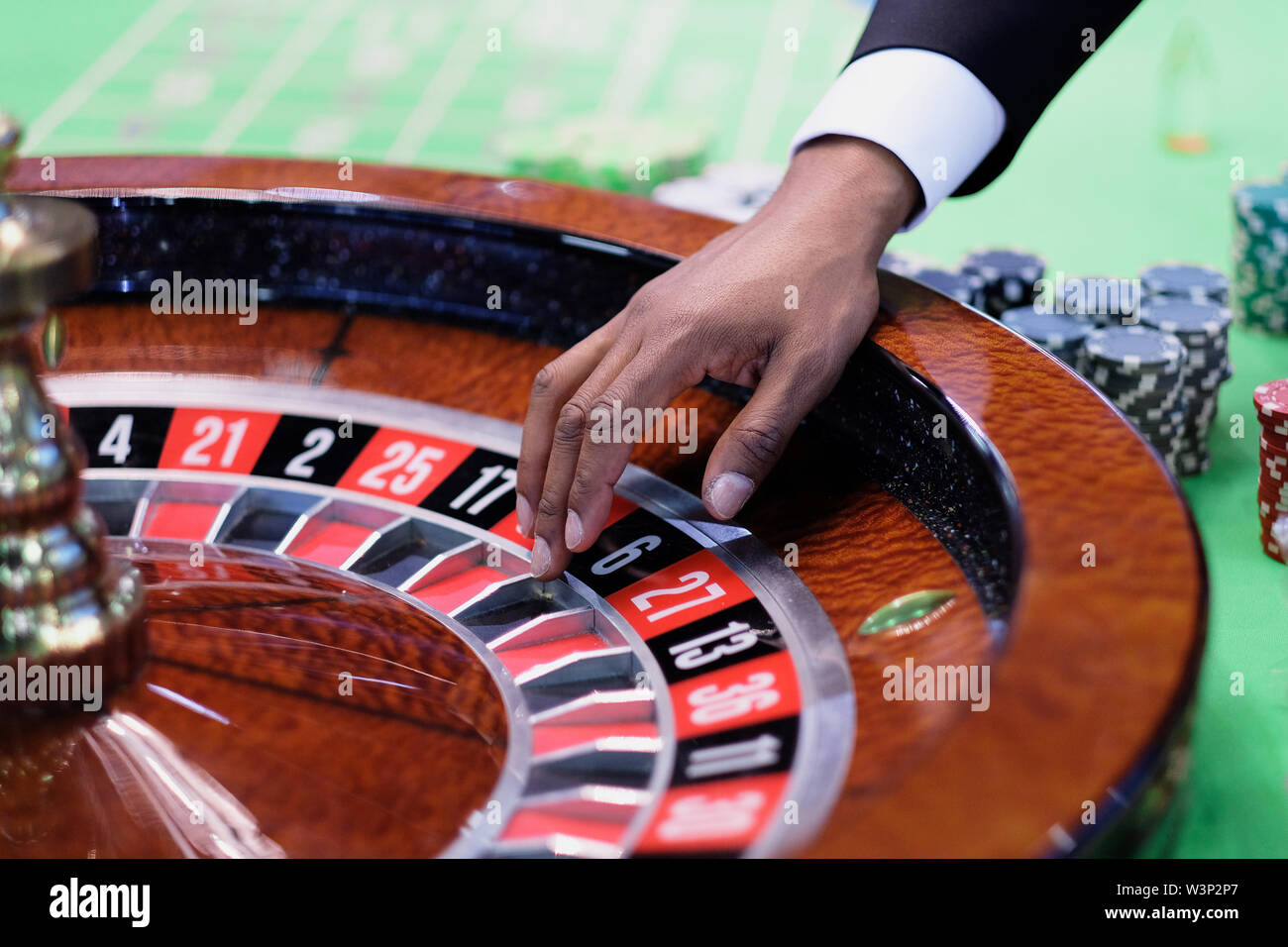 Croupier man hi-res stock photography and images - Alamy
