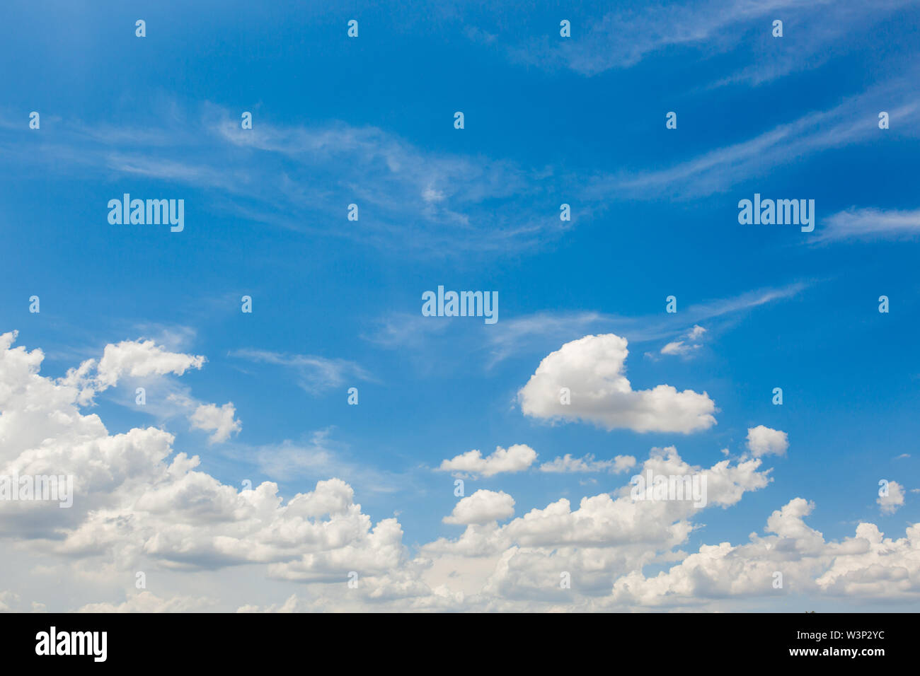 clouds in the blue sky,white cloud in rainy season Stock Photo - Alamy