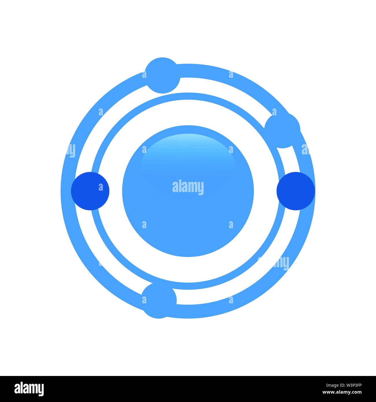 Vector Planet logo. Orbit vector and Satellite logo Stock Vector Image ...