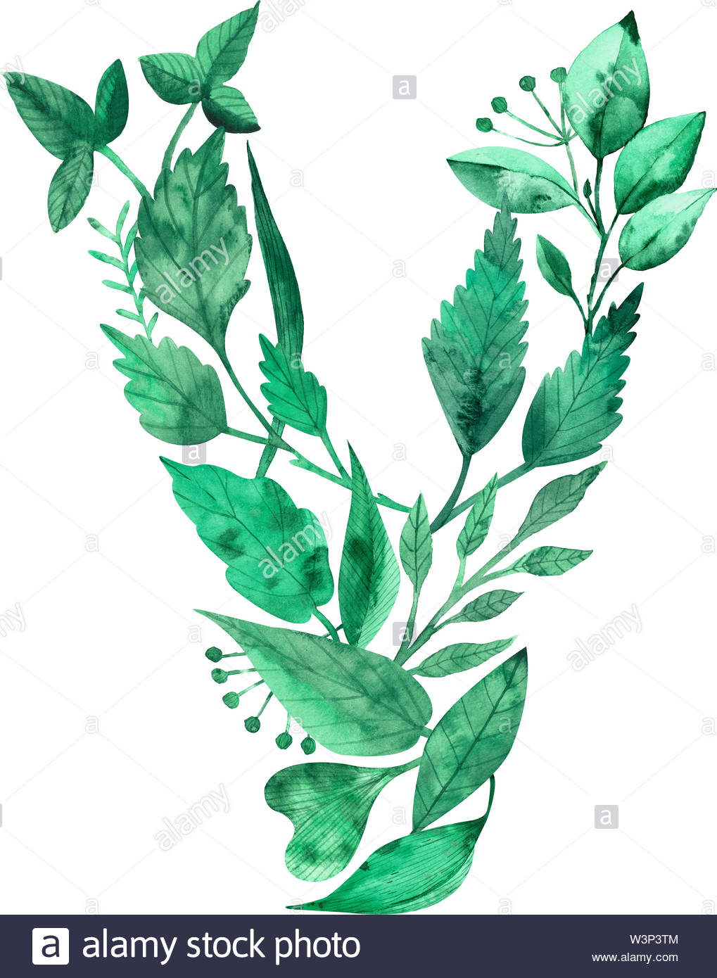 Floral Font Letter V High Resolution Stock Photography and Images - Alamy