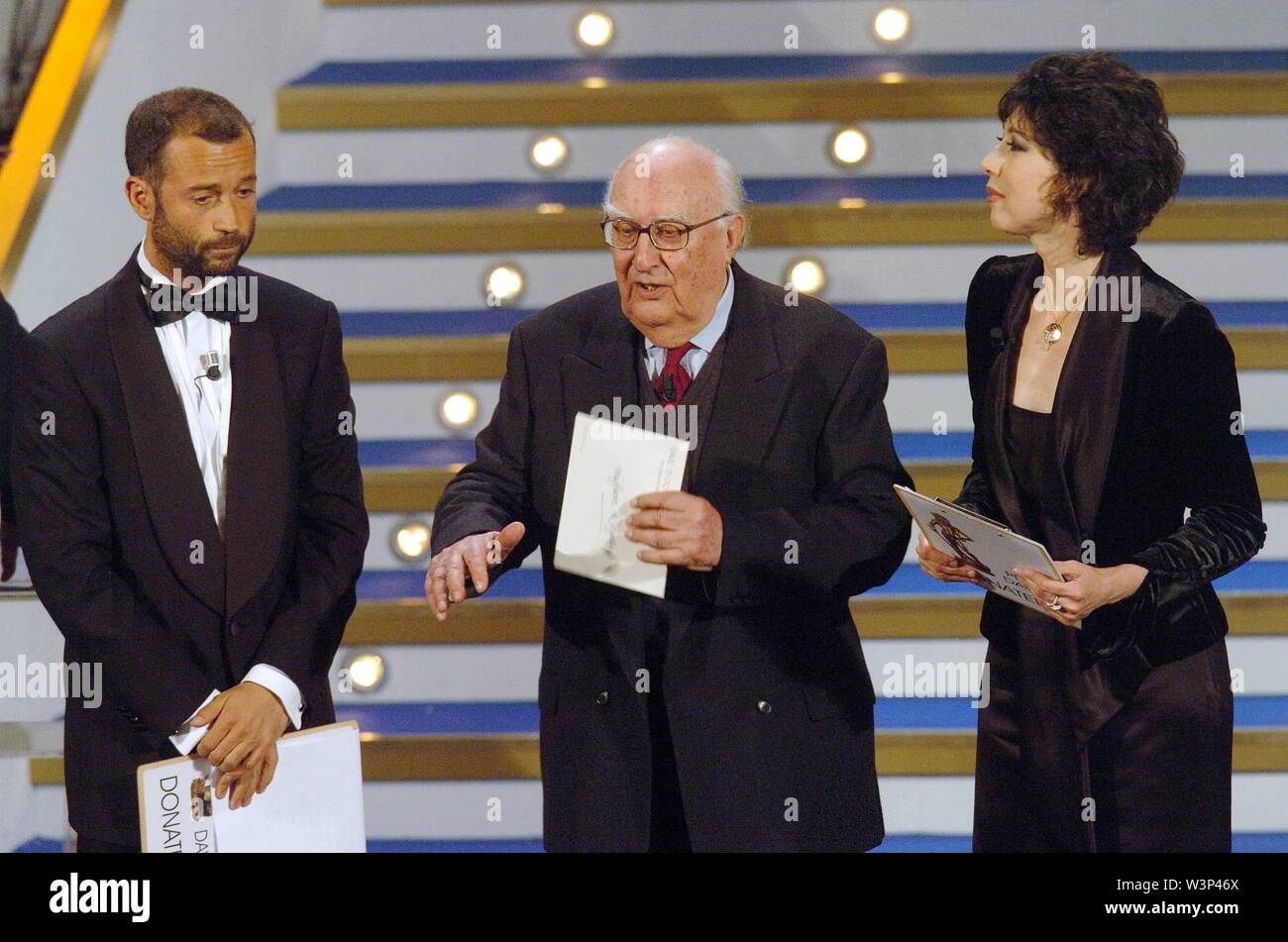 DAVID DI DONATELLO AWARDS IN THE PHOTO ANDREA CAMILLERI WITH FABIO VOLO ...