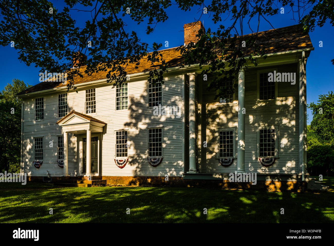 Oliver Ellsworth Homestead Windsor, Connecticut, USA Stock Photo - Alamy