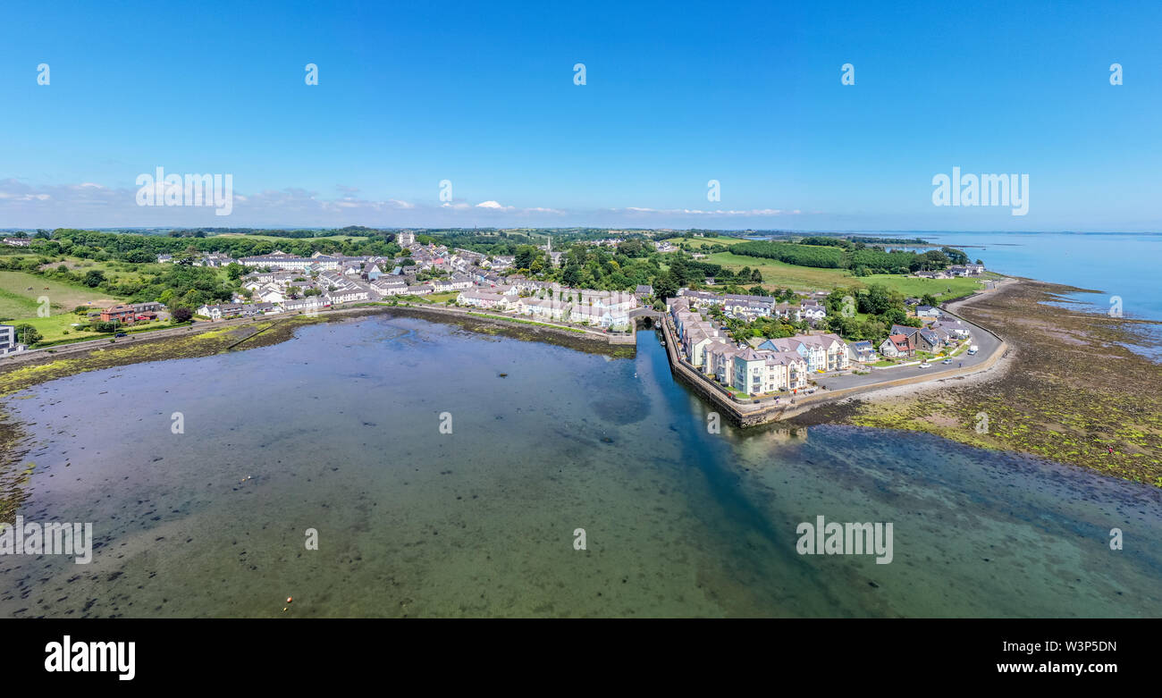 Killyleagh town and strangford lough Stock Photo - Alamy