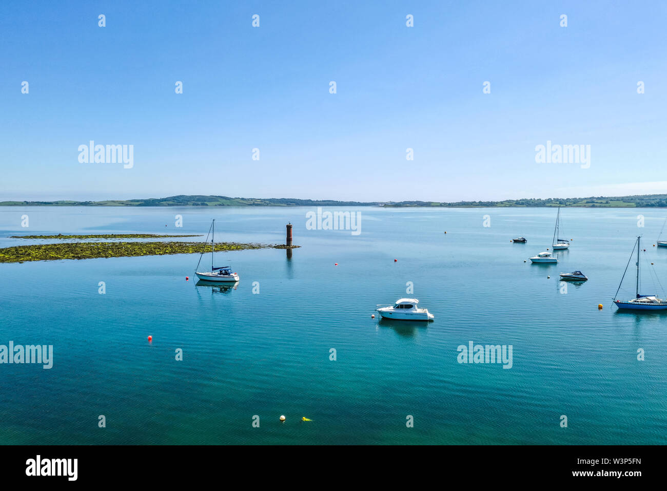 Killyleagh town and strangford lough Stock Photo - Alamy