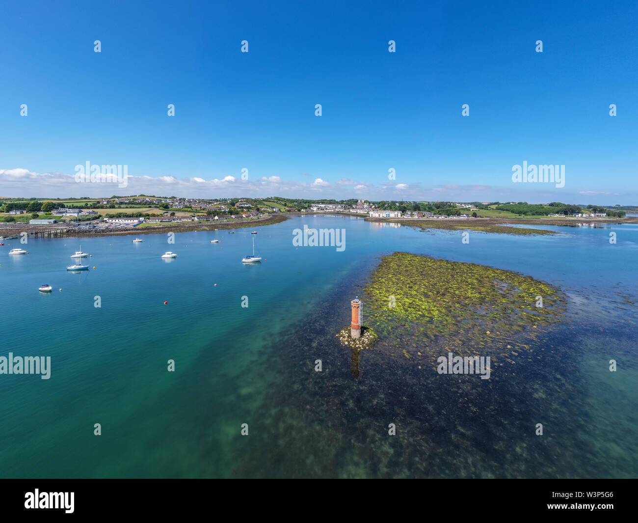 Killyleagh town and strangford lough Stock Photo - Alamy