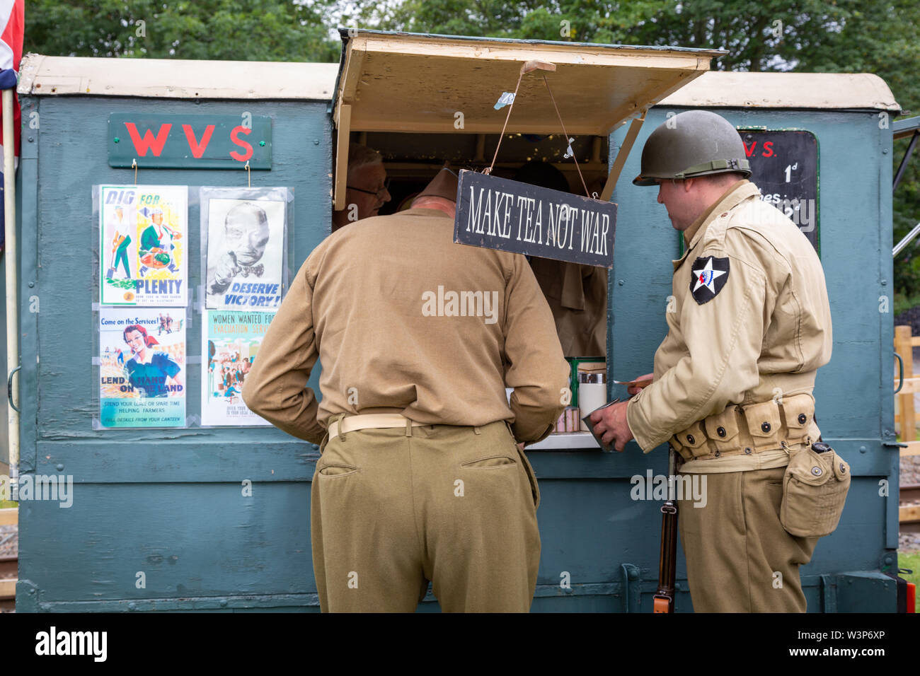 1940s wartime event. UK Stock Photo - Alamy