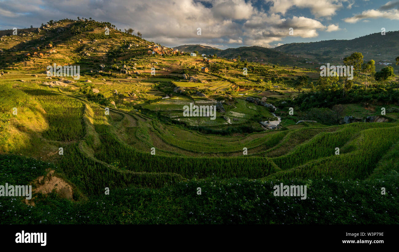 Rice terraces madagascar hi-res stock photography and images - Alamy