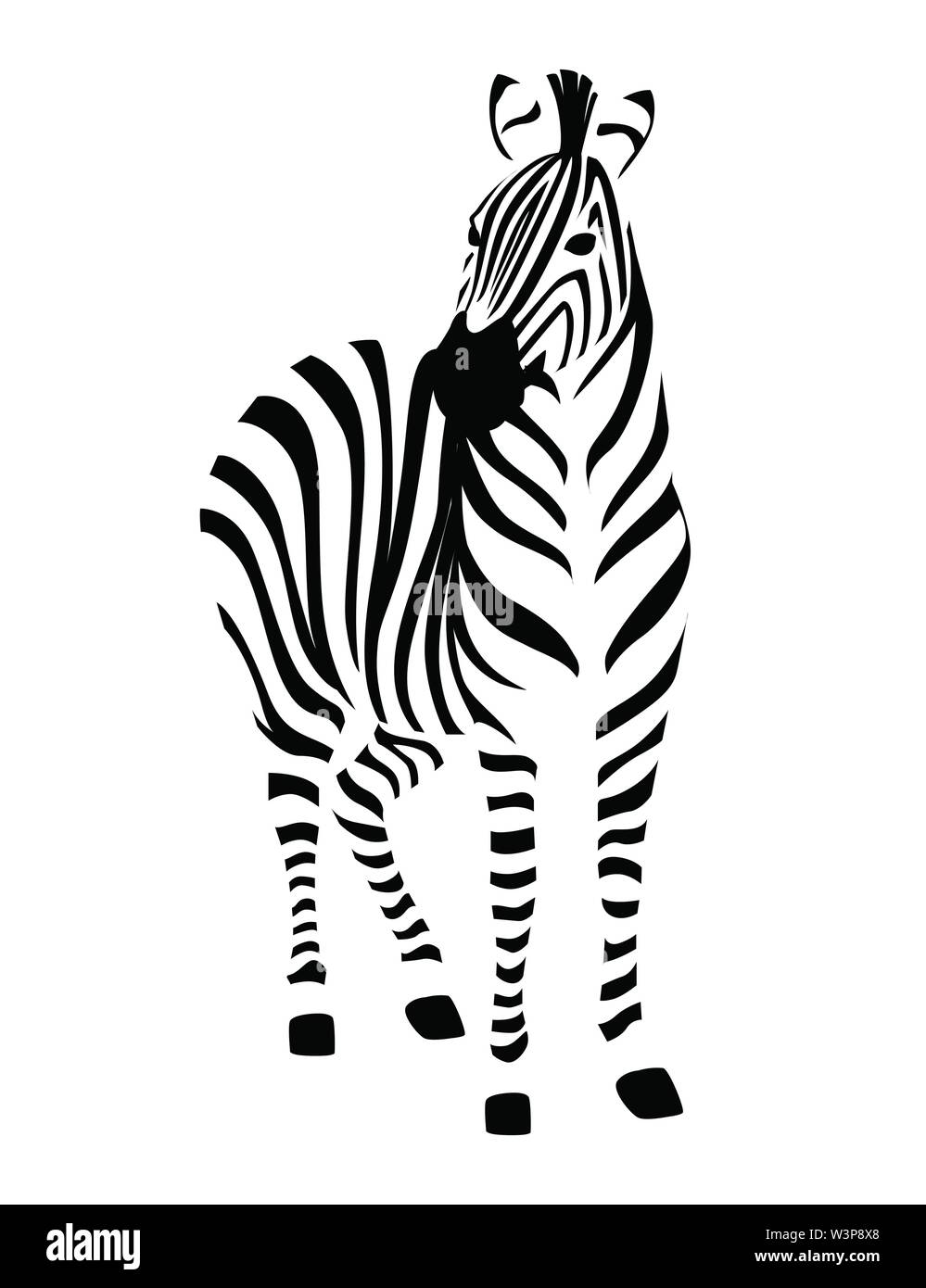 Zebra Stripe Outline