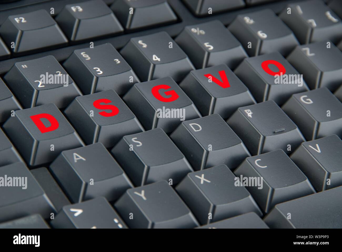 Symbol picture to the topic DSGVO, data protection basic regulation ...