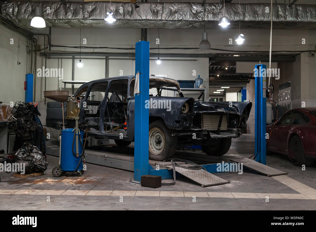 Old Auto Repair Shop Interior
