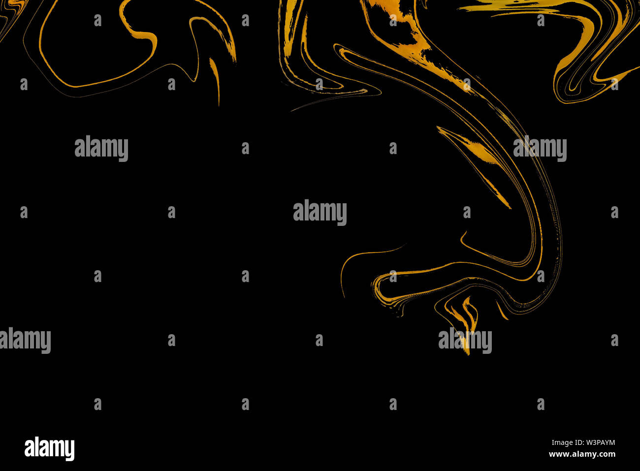 Liquid gold imitation design pattern. Real golden color abstract ...