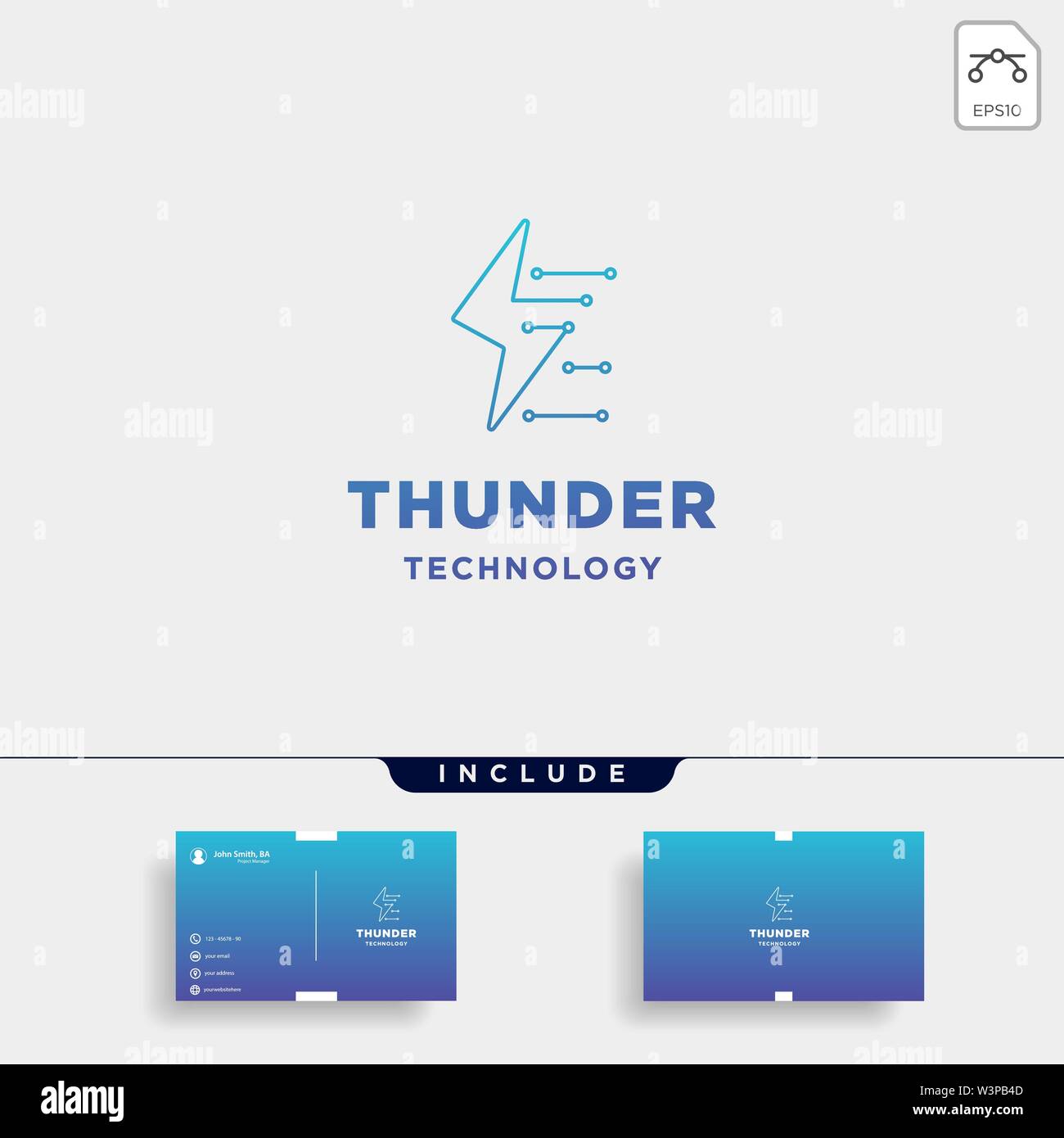 flash connection logo design vector technology internet symbol icon ...