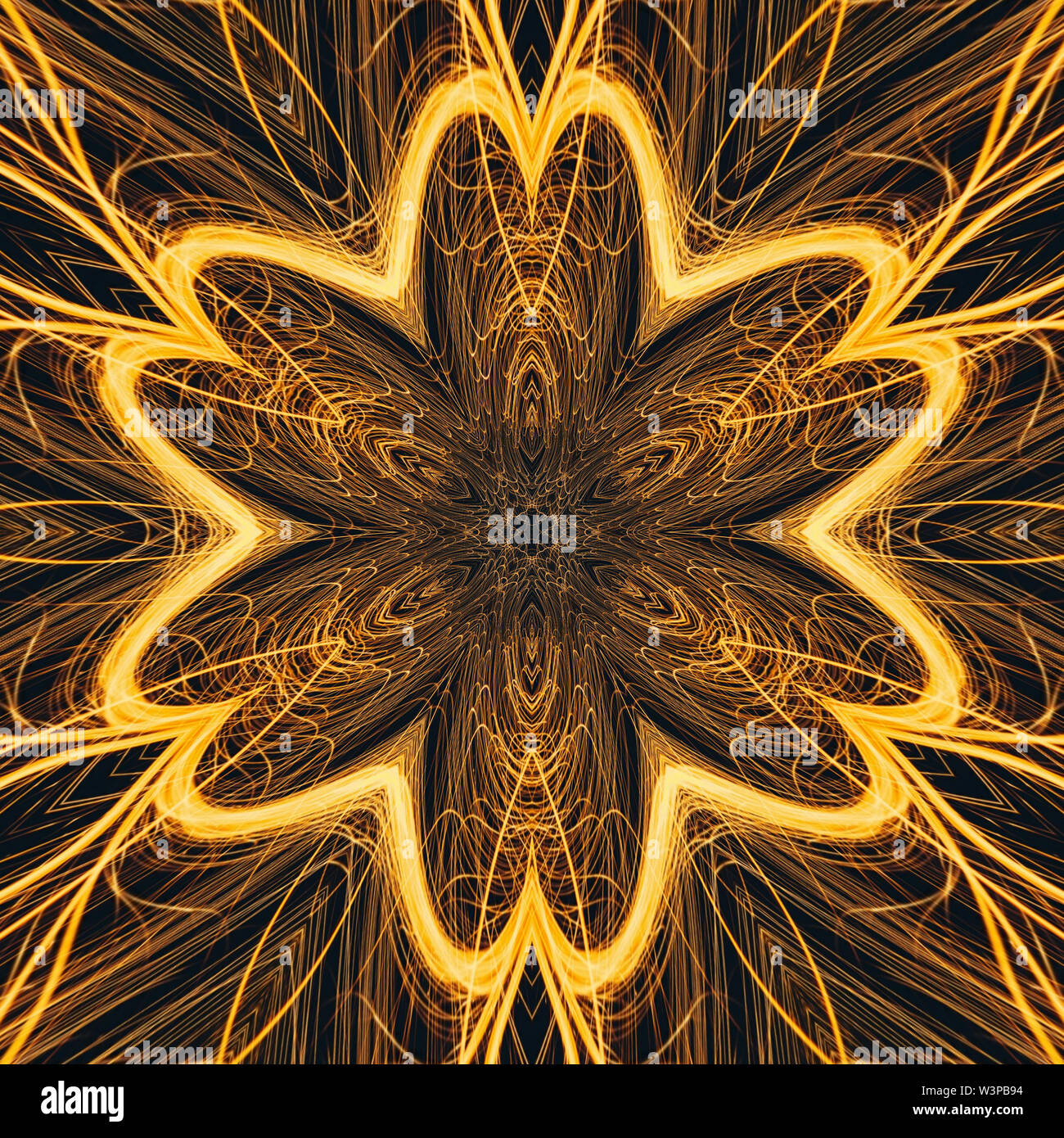 Liquid golden drawing. Abstract gold background. Fine art print ...