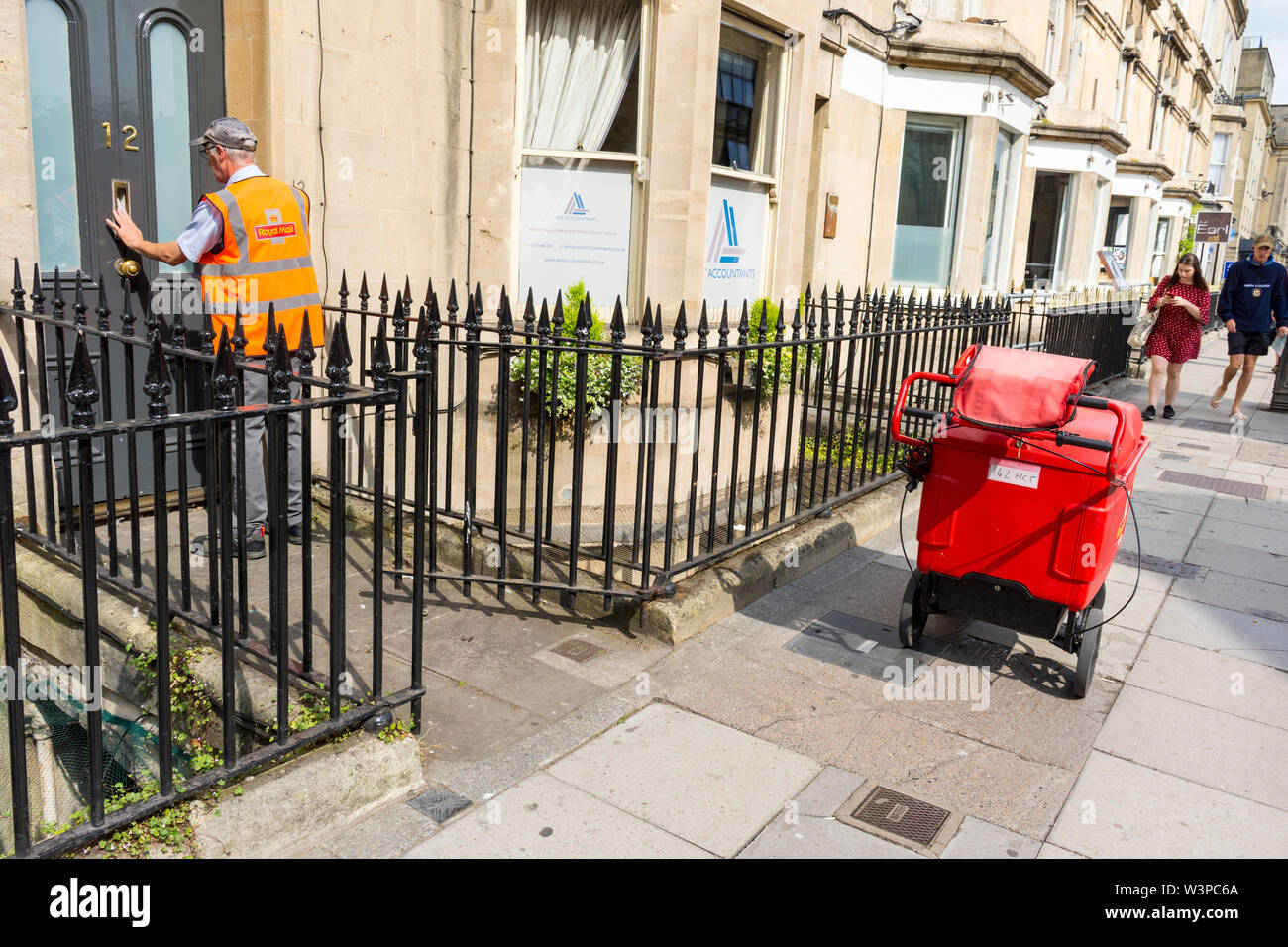 Delivered by postman hi-res stock photography and images - Alamy