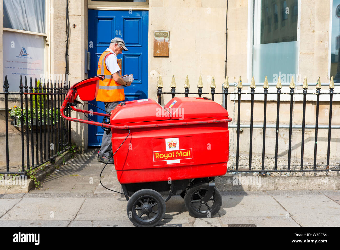 Post man delivery hi-res stock photography and images - Alamy