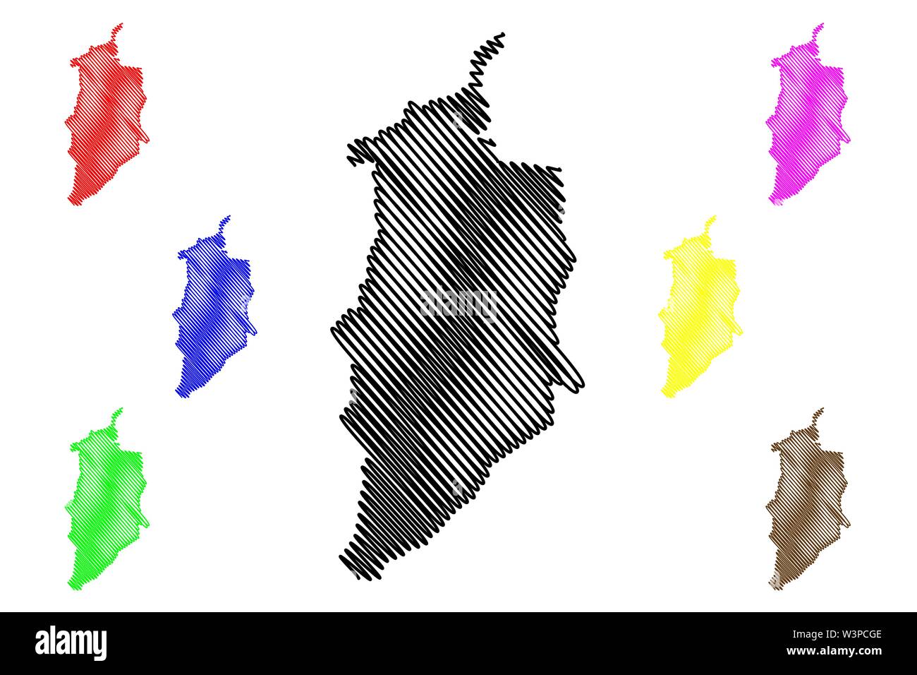 Quneitra Governorate (Governorates of Syria, Syrian Arab Republic) map ...