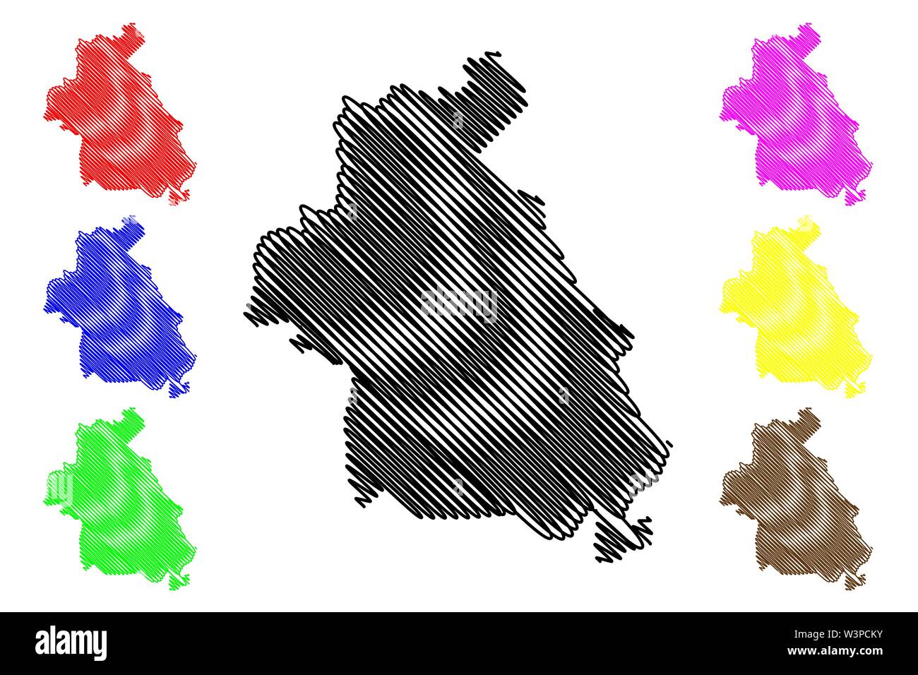 Idlib Governorate (Governorates of Syria, Syrian Arab Republic) map ...