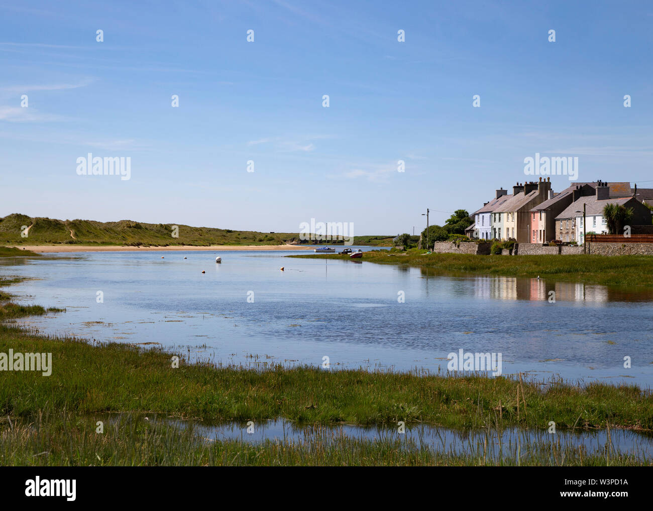 The estuary at aberffraw anglesey hi-res stock photography and images ...