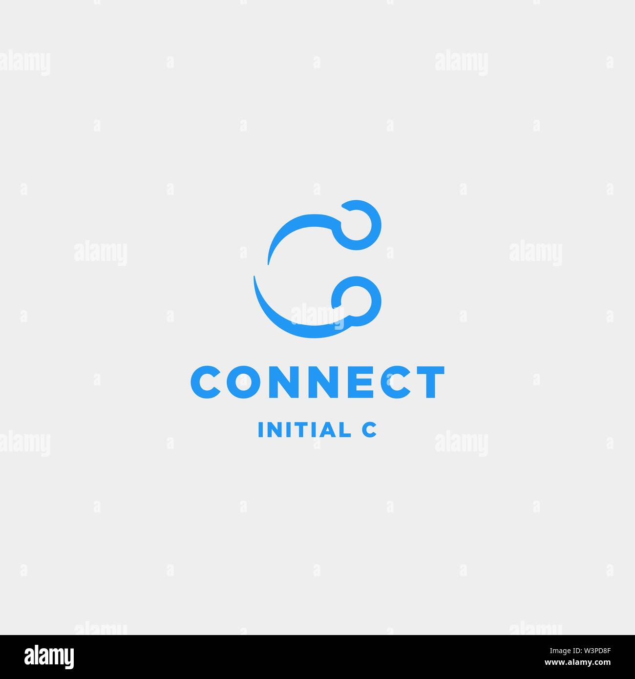 Connection logo design hi-res stock photography and images - Alamy