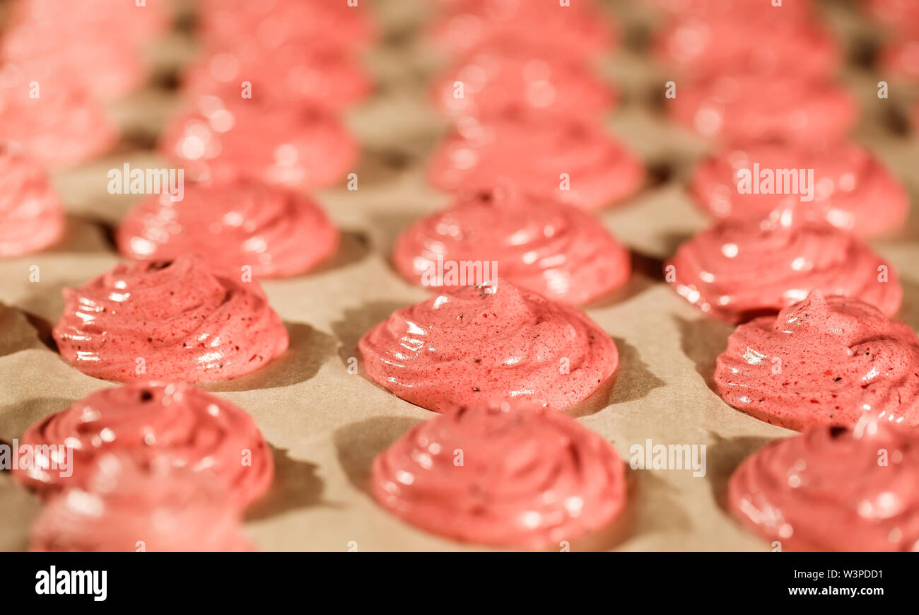 Domestic production of zephyr, sweet treat and dessert Stock Photo - Alamy