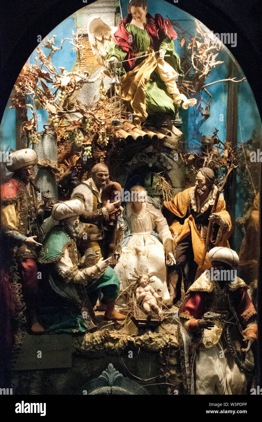 Creche inside of the naples cathedral hi-res stock photography and ...