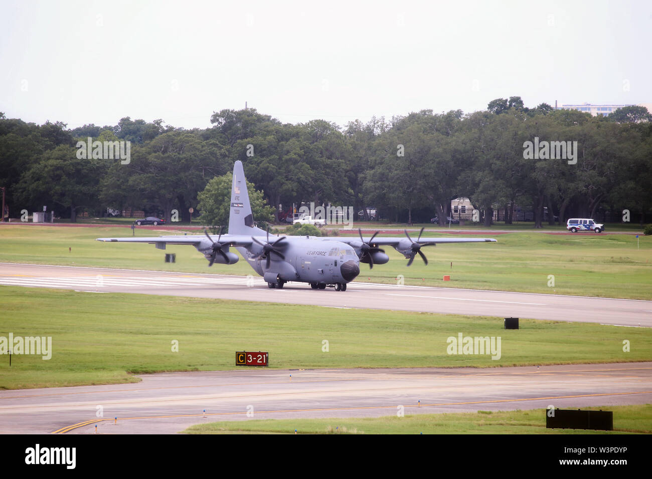 A WC-130J Super Hercules from the 53rd Weather Reconnaissance Squadron ...