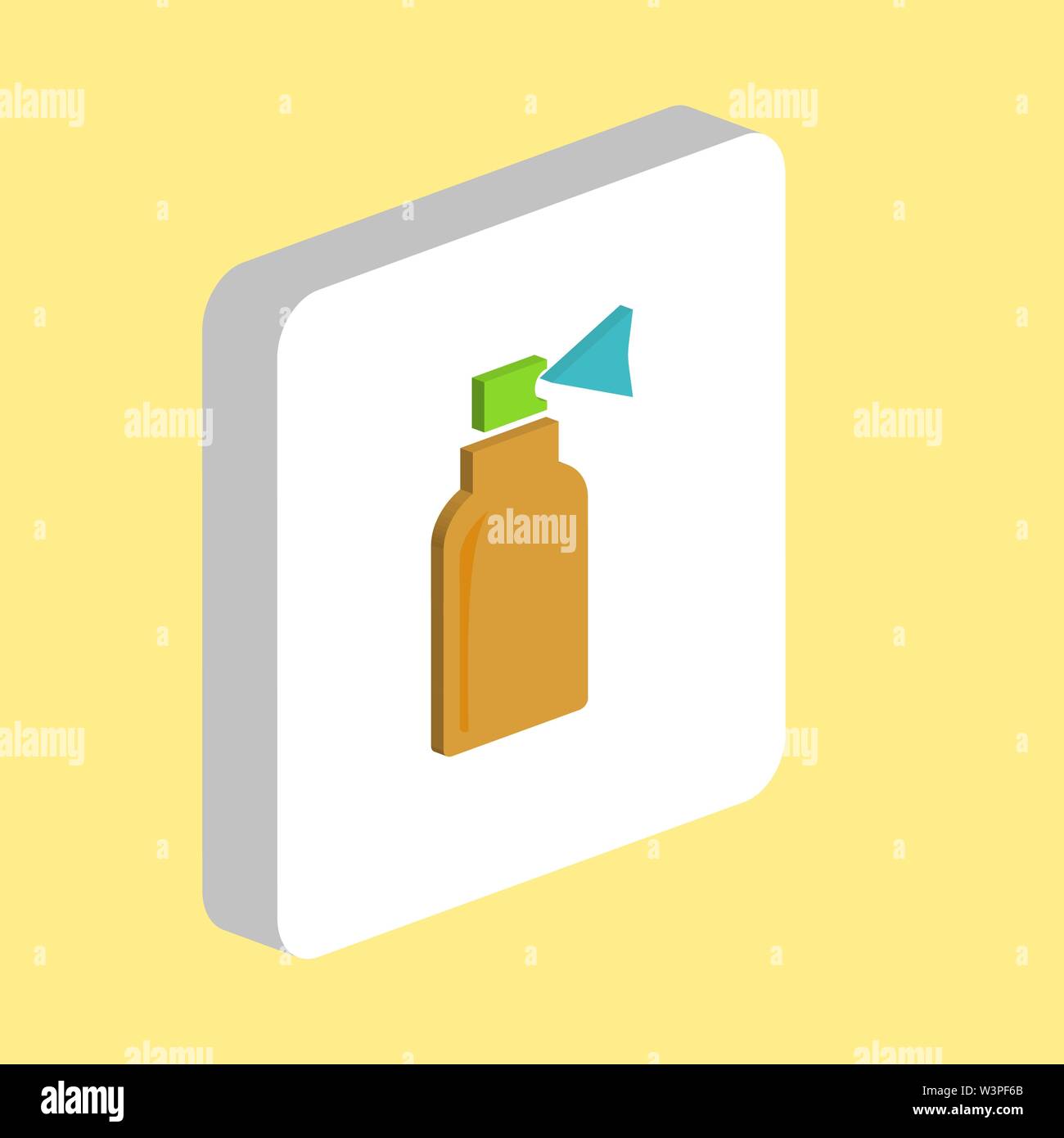 Spray Can Simple vector icon. Illustration symbol design template for ...