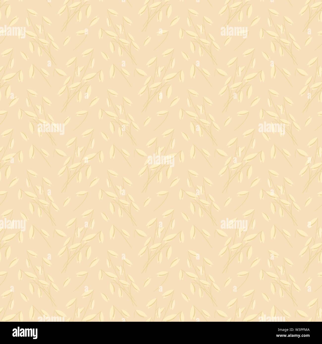 Seamless beige pattern element with oats Stock Photo - Alamy