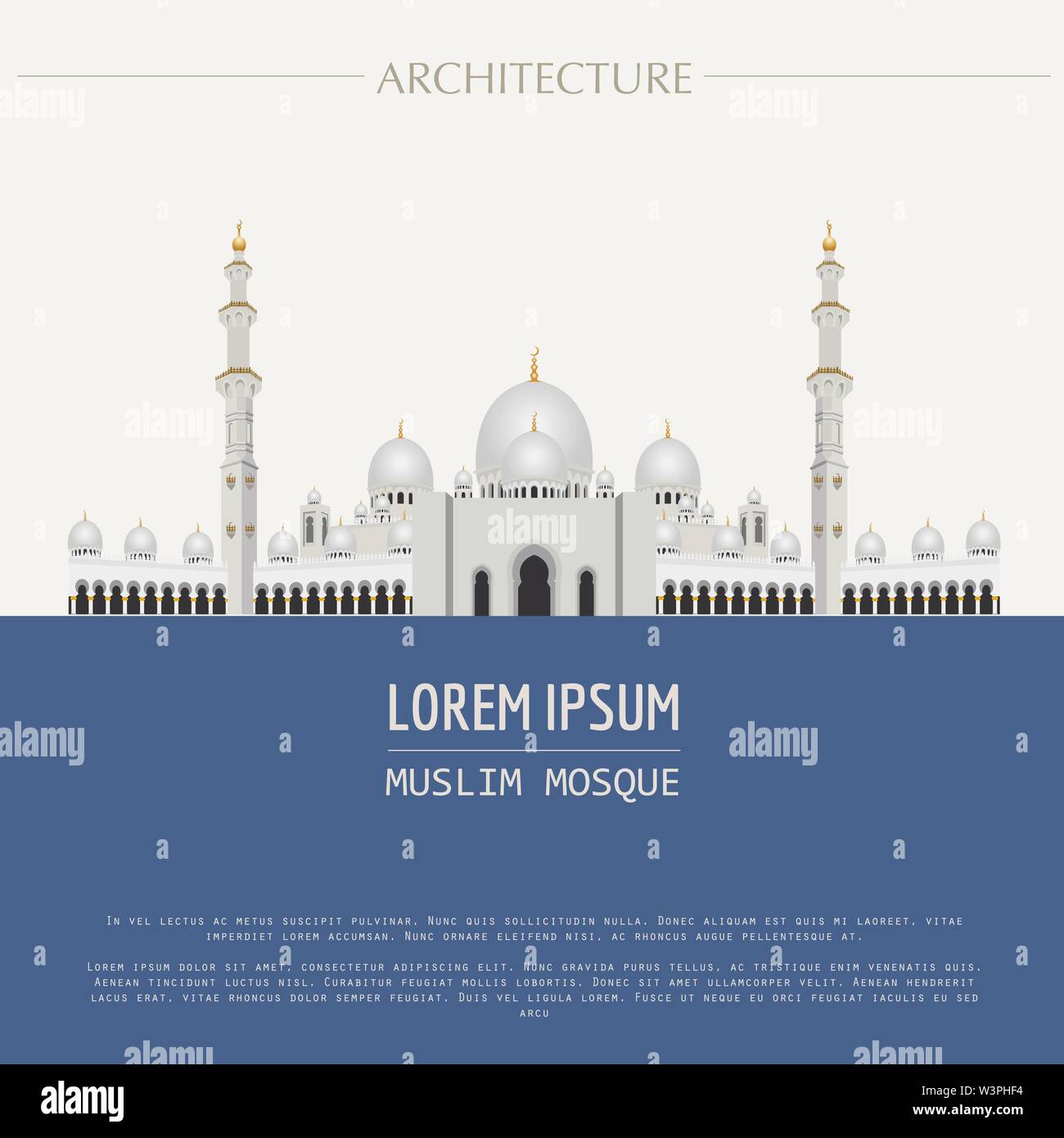 Muslim street scene Stock Vector Images - Alamy