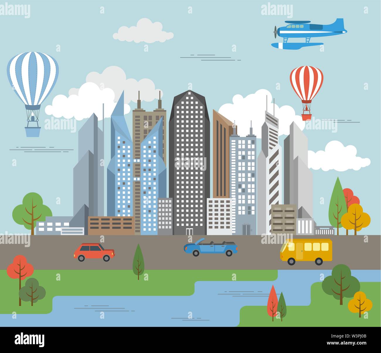 Great city map creator. Outline version. House constructor. House, cafe ...