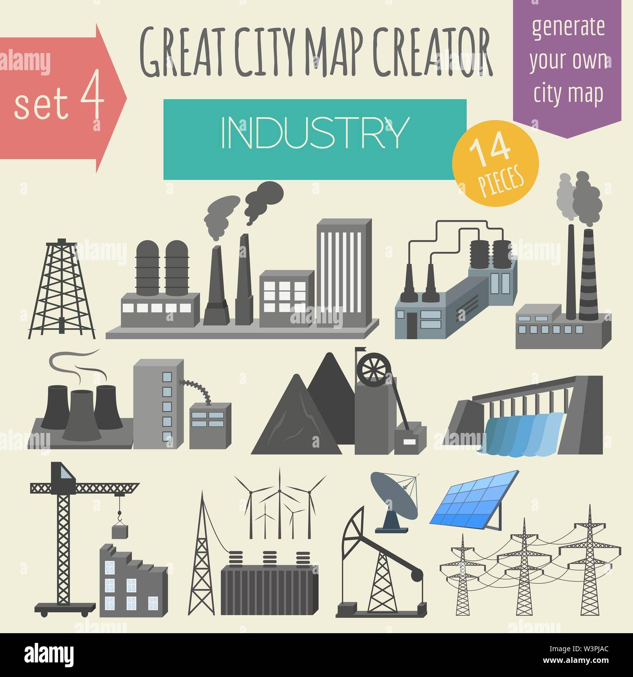 Great city map creator. House constructor. House, cafe, restaurant ...