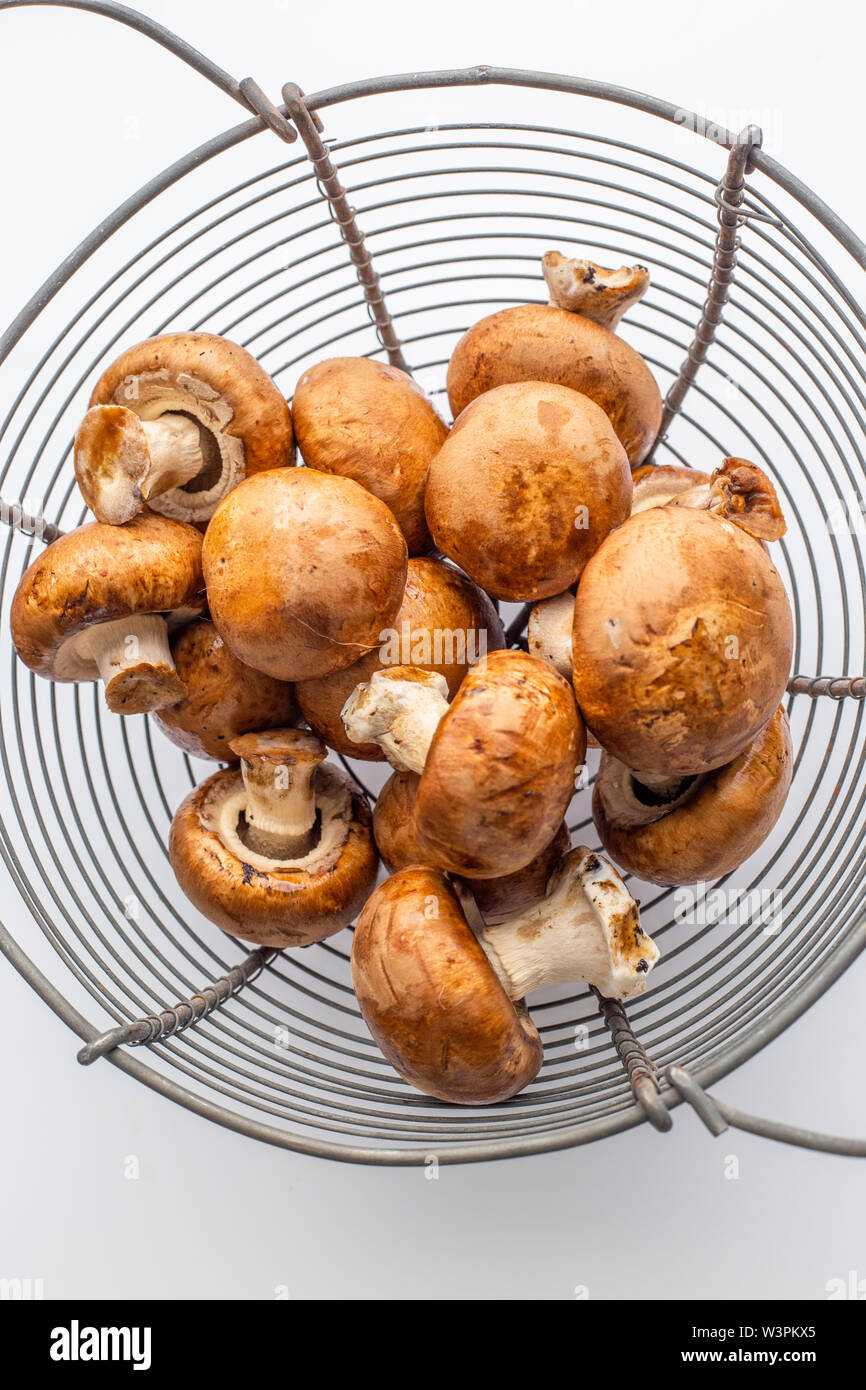 Punnet mushrooms hi-res stock photography and images - Alamy