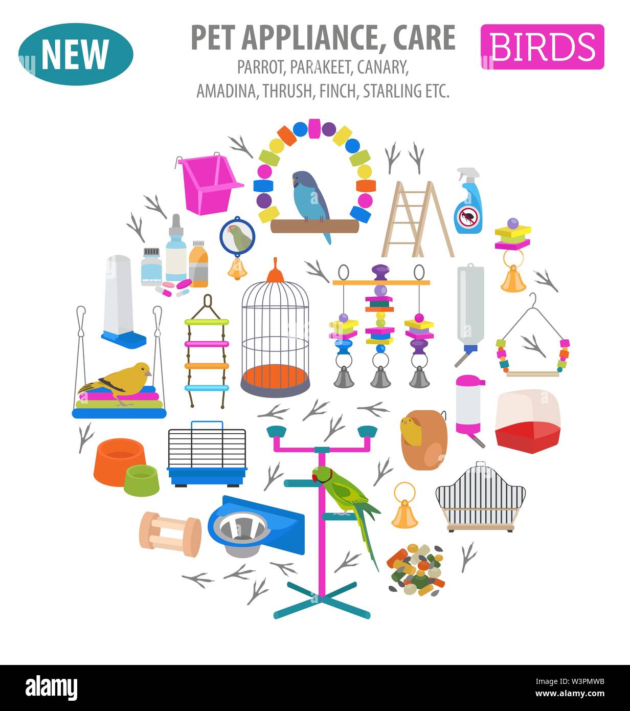 Jay bird food Stock Vector Images - Alamy