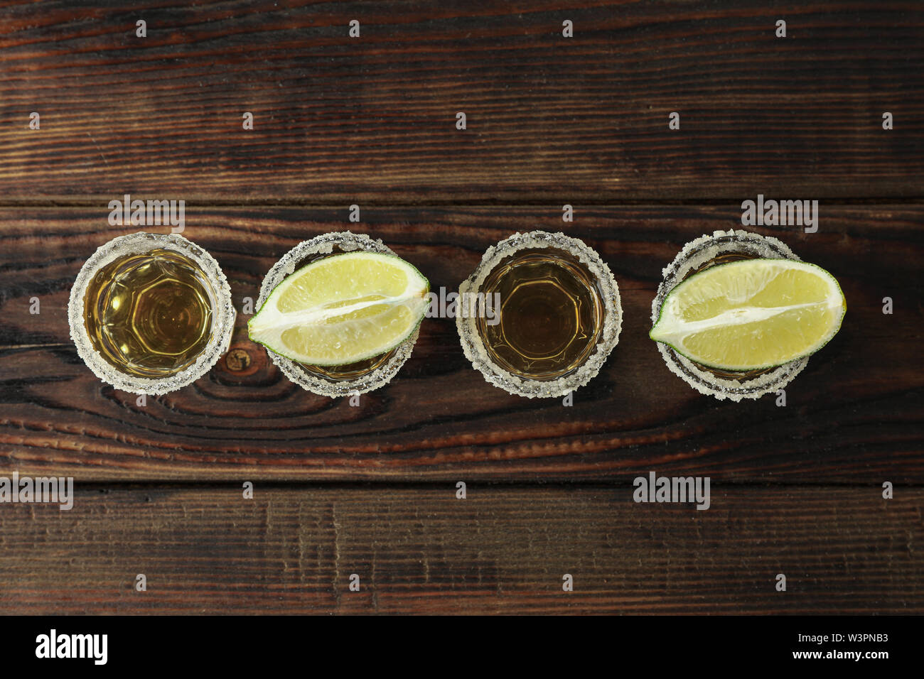 Tequila shot top view hi-res stock photography and images - Alamy