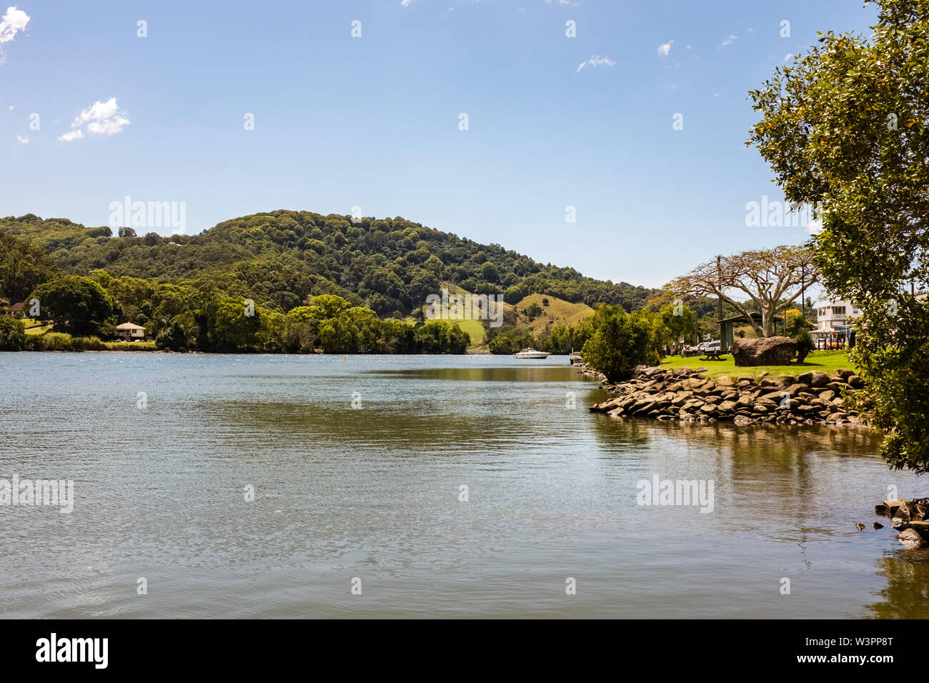 The Tweed River at Tumbulgum, northern NSW, Australia Stock Photo - Alamy