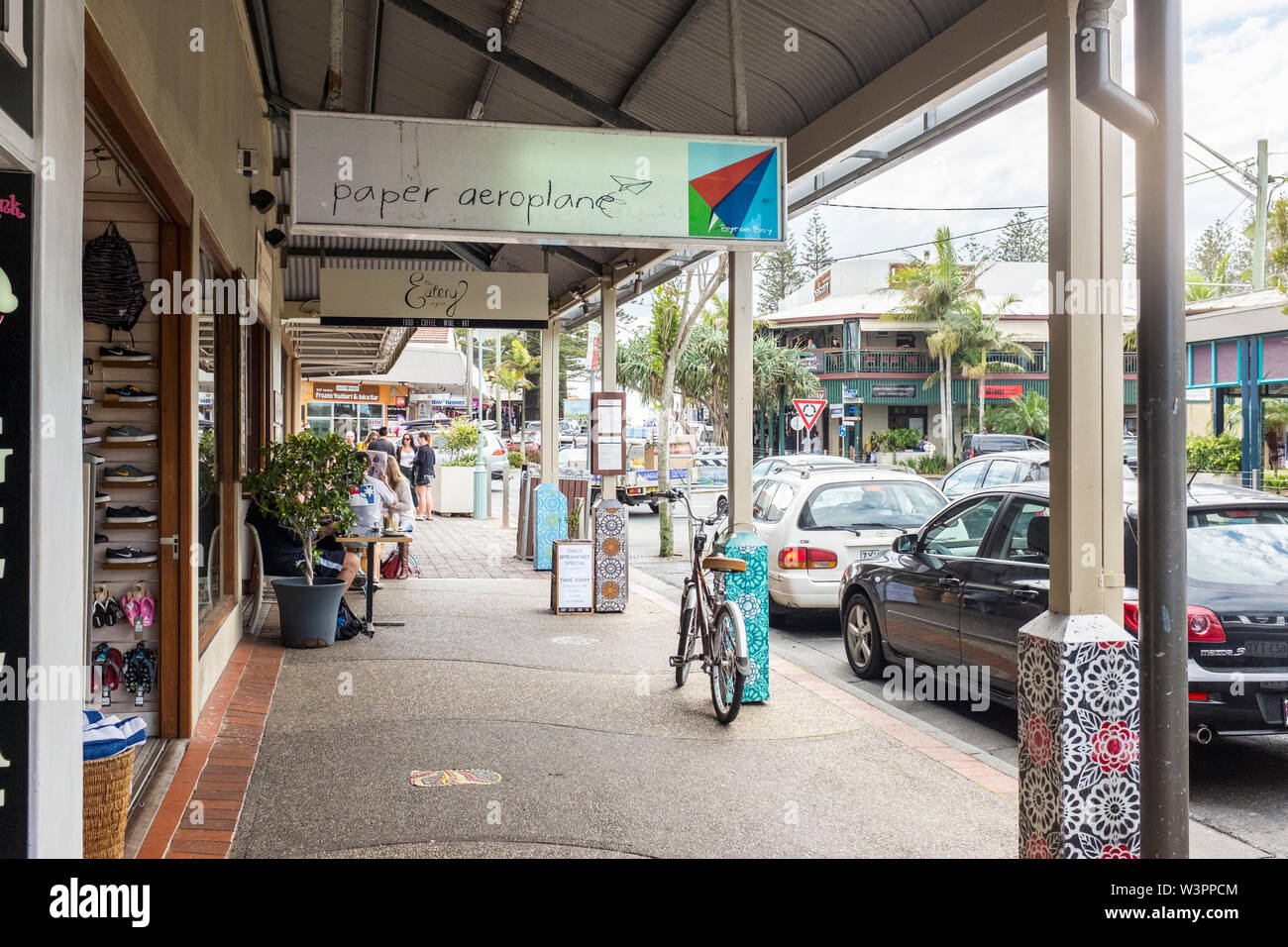 Shops and businesses in the centre of Byron Bay, NSW, Australia Stock ...