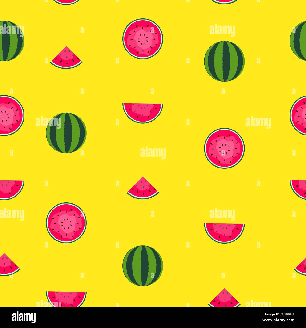 Seamless watermelon texture vector illustration hi-res stock ...