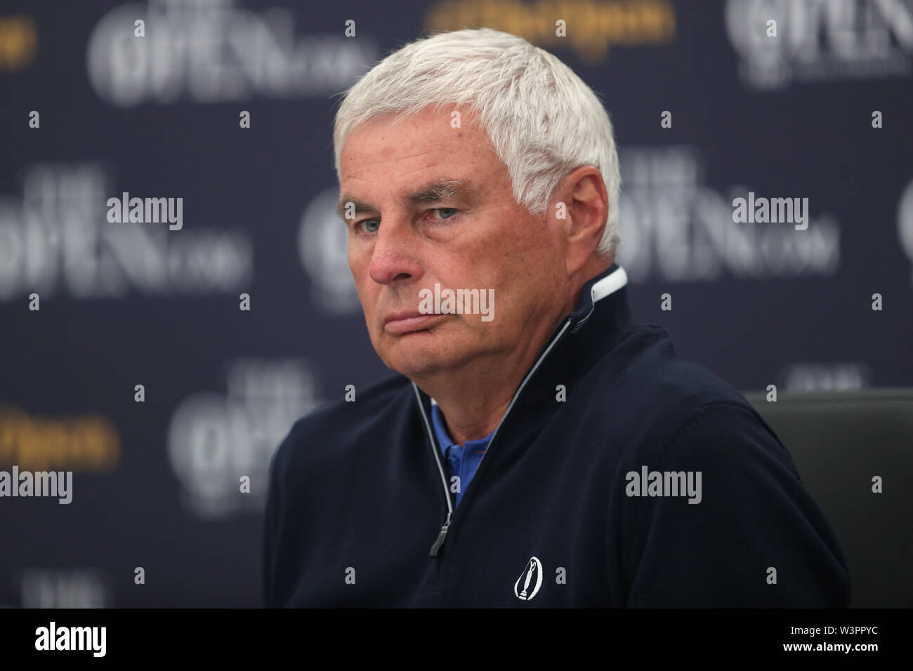 Chairman of the Championship Committee Clive Brown during the R&A press ...