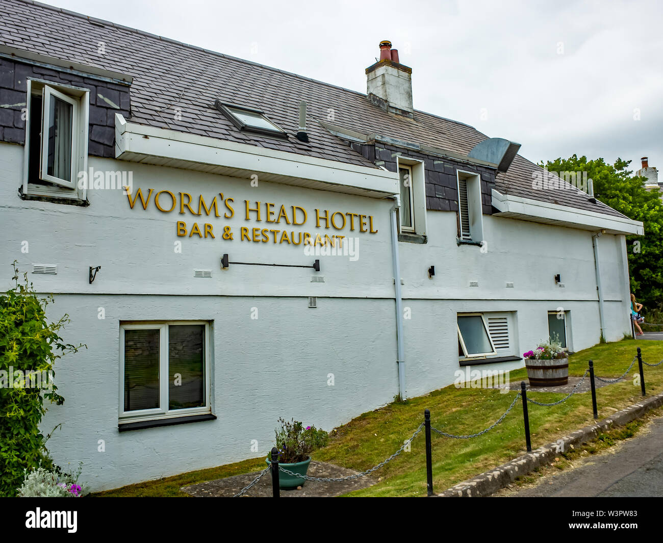 Worm’s Head Hotel, Rhossili, South Wales Stock Photo - Alamy